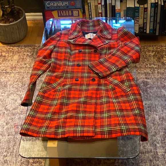 Pendleton | Jackets & Coats | 95s Pendleton Bright Red Tartan Plaid ...